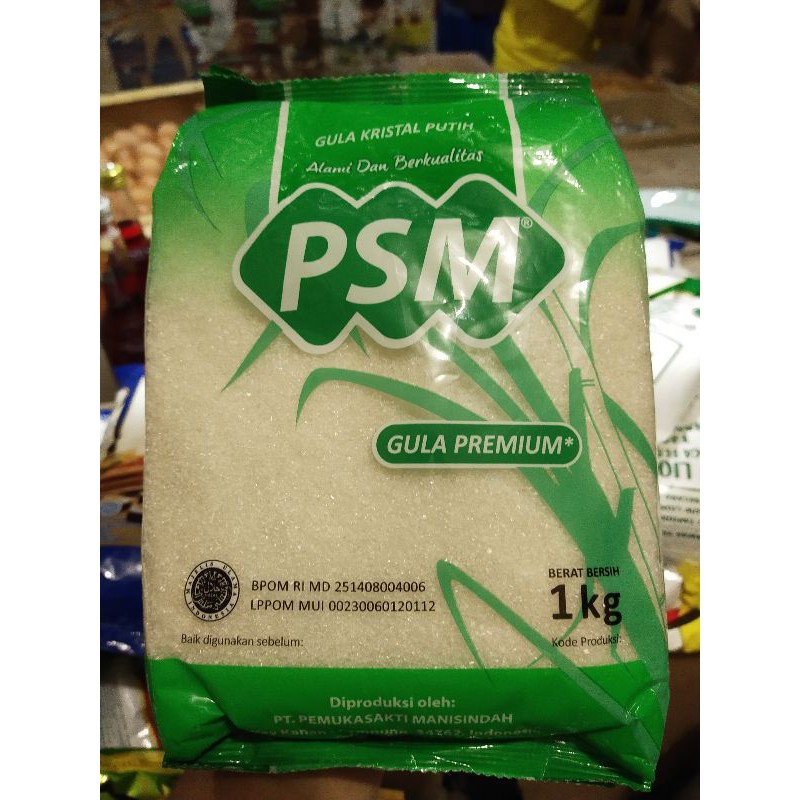 Jual Gula Pasir PSM Gula Premium 1 Kg | Shopee Indonesia