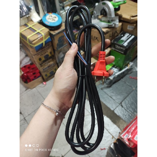 Jual KABEL KETAM 3 METER / KABEL COLOKAN COCOK UNTUK SEMUA MESIN ...