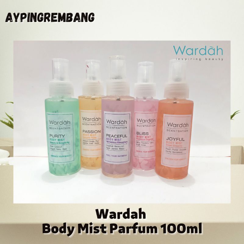 Jual Wardah Scentsation Body Mist 100 ml | Shopee Indonesia
