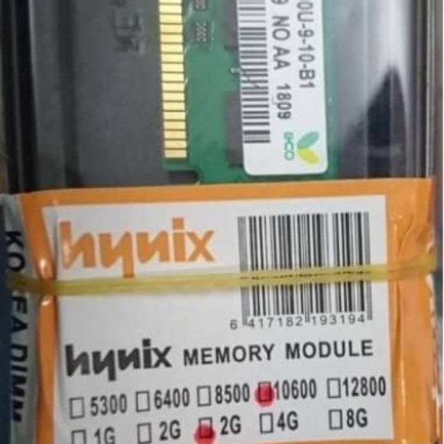 Jual Ram Hynix DDR3 2GB PC12800 - 10600k | Shopee Indonesia