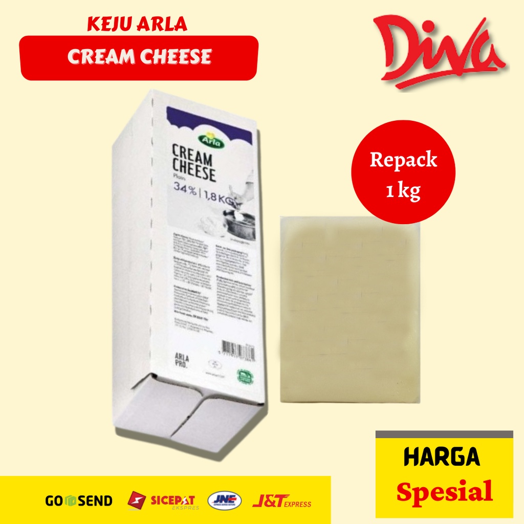 Jual [1KG] Keju Arla Cream Cheese / Keju krim cheese | Shopee Indonesia