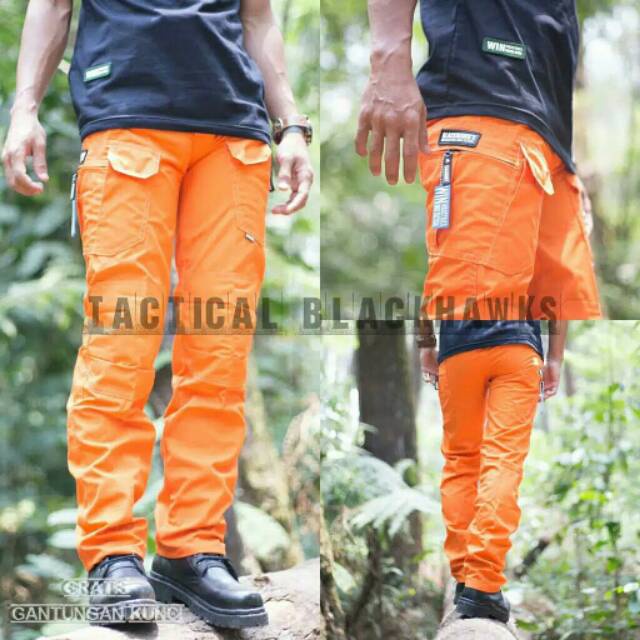 Jual GRADE - CARGO PANTS PREMIUM - CELANA TACTICAL BLACKHAWK ORANGE ...