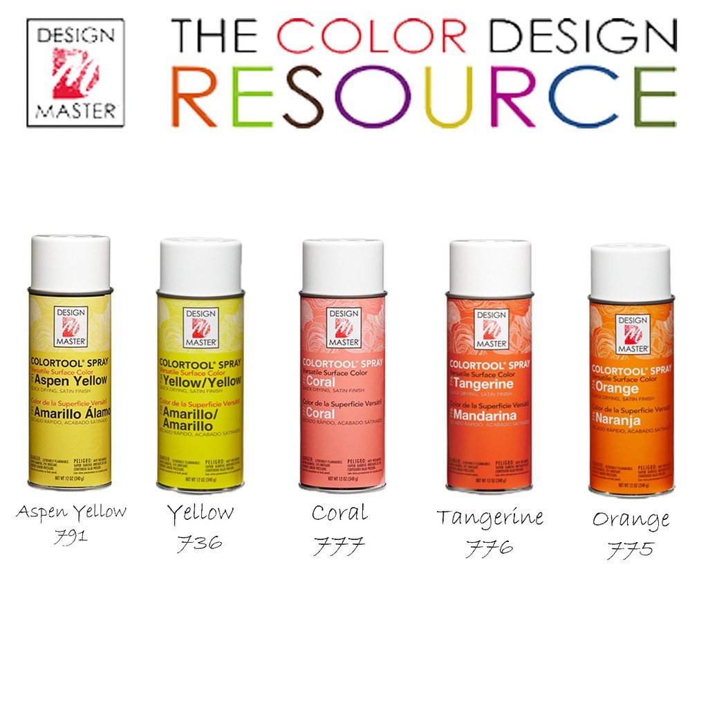 Jual Design Master ColorTool Spray YELLOW - ORANGE | Shopee Indonesia