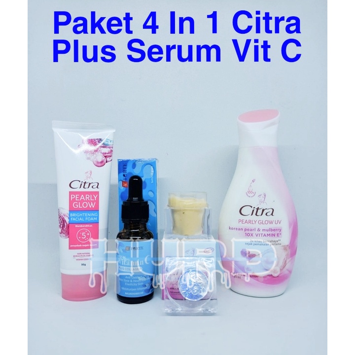 Jual Hurd Store Paket 4 In 1 Facial Foam Citra 50gr-Citra body lotion ...