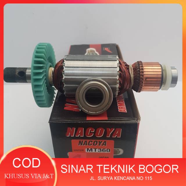 Jual Nacoya Armature MT360 MT362 angker router profil besar maktec mt ...