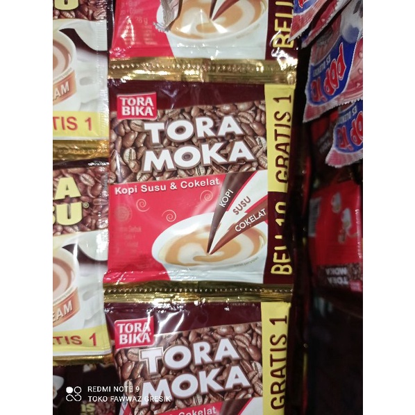 Jual ToraBika Tora Moka Susu Renteng 10x28 gr Sachet | Shopee Indonesia