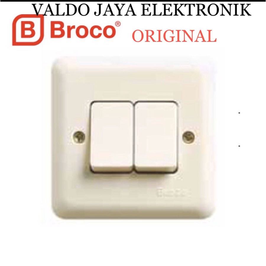 Jual BROCO IB Saklar Seri NG 6622U Saklar Double BROCO ORIGINAL ...