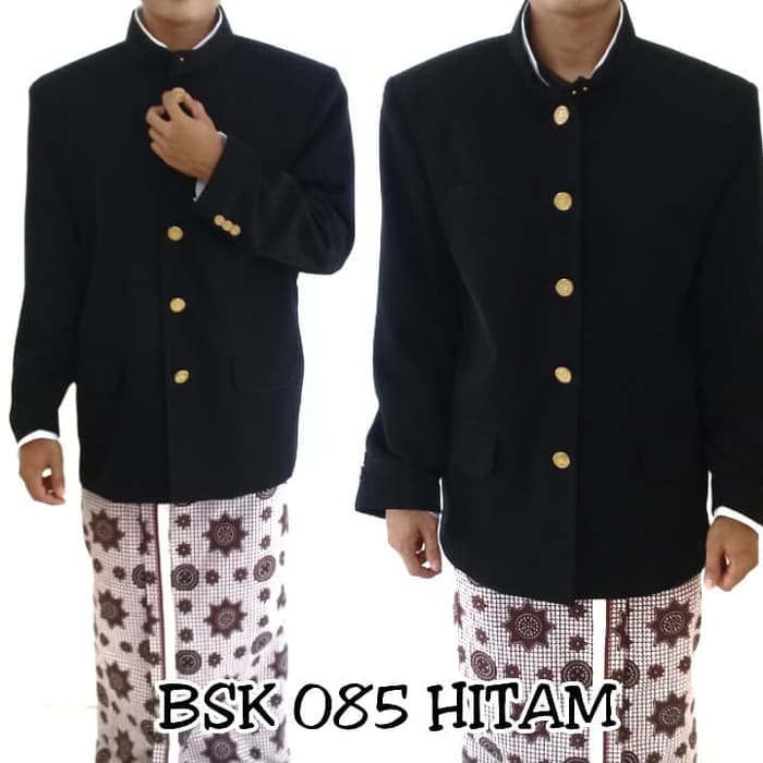 Jual beskap pakaian adat tradisional jawa sunda warna hitam | Shopee ...