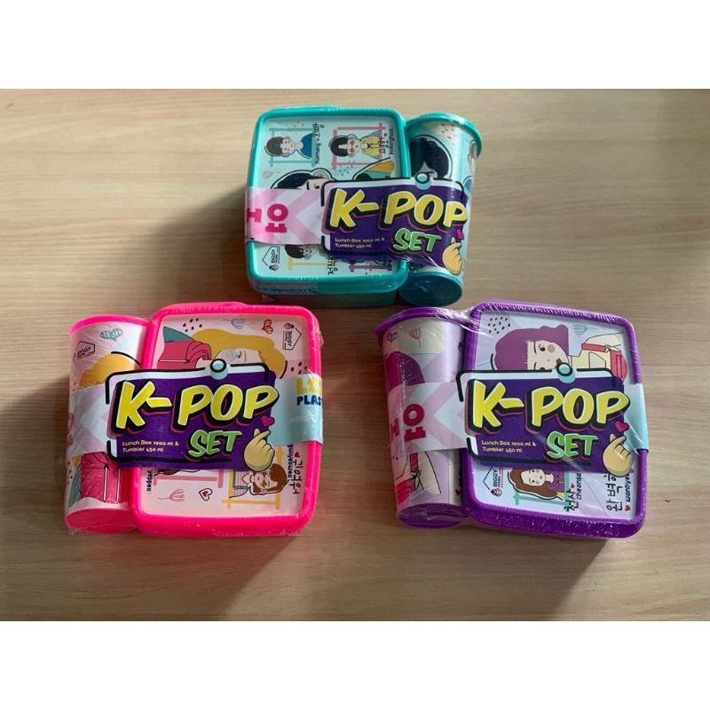 Jual BIGGY - KPOP SET LUNCH BOX | TEMPAT BEKAL MAKANAN KPOP | Shopee ...