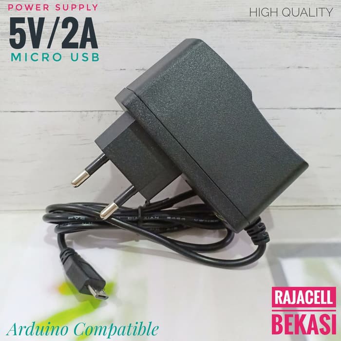 Jual Adaptor 5v 2a 2000ma Micro Usb For Raspberry Arduino Stm32 Nodemcu
