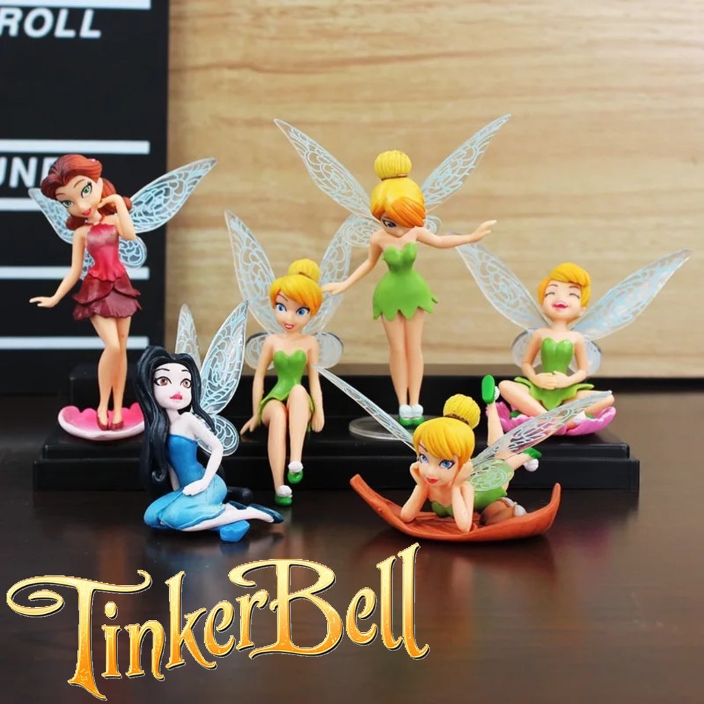 Jual ACTION FIGURE TINKERBELL / TINGKERBELL SET 6 PCS TOPPER CAKE ...