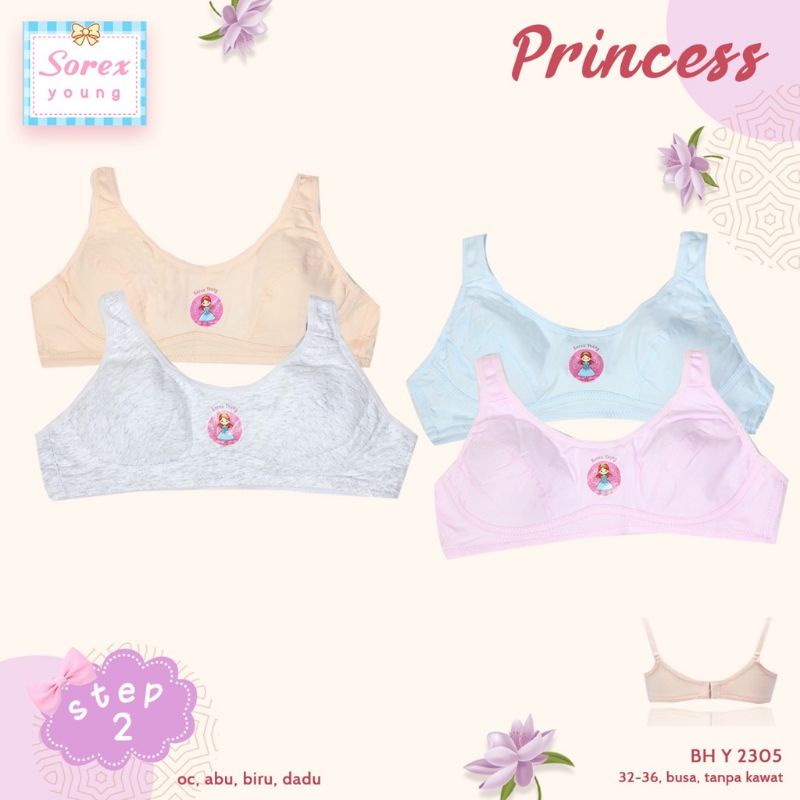 Jual Sorex Bra Miniset Remaja Y 2305 Step 2 - BH Remaja Tanpa Kawat ...