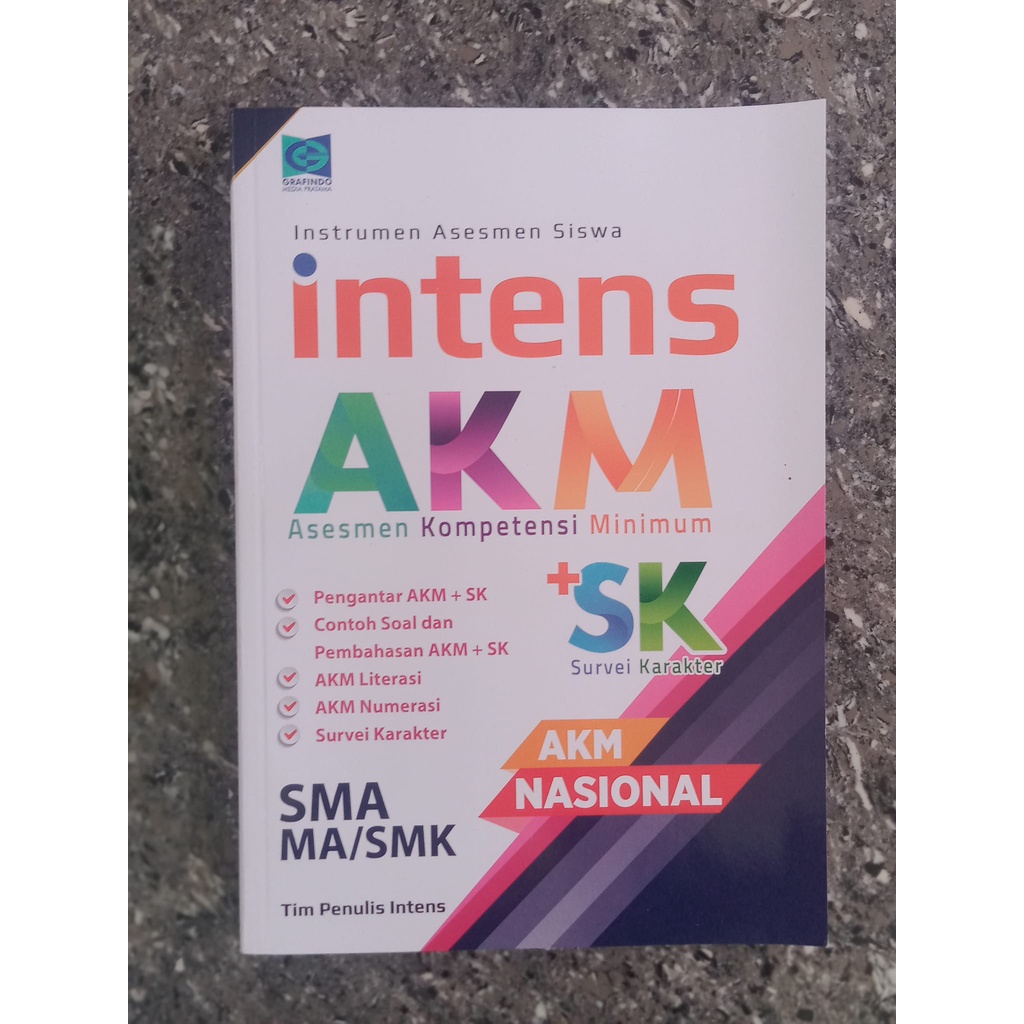 Jual BUKU INTENS AKM NASIONAL SMA/MA/SMK + SK AKM | Shopee Indonesia