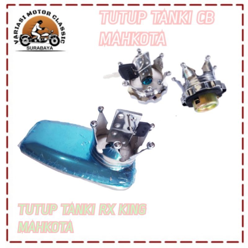 Jual TUTUP TANKI CB RX KING MODEL MAHKOTA | Shopee Indonesia