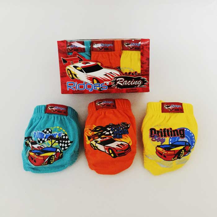 Jual CELANA DALAM RIDGES ANAK COWO / LAKI-LAKI "RACING TEAM" ISI 3 PCS ...