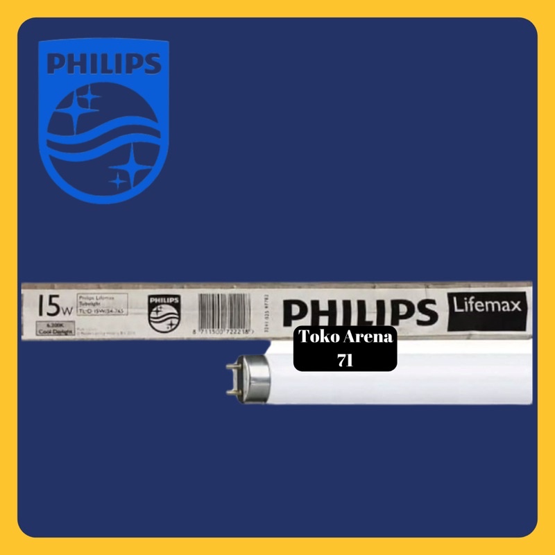 Jual LAMPU TL NEON PANJANG PHILIPS LIFEMAX TL 15W 15 WATT 15WATT NEON ...