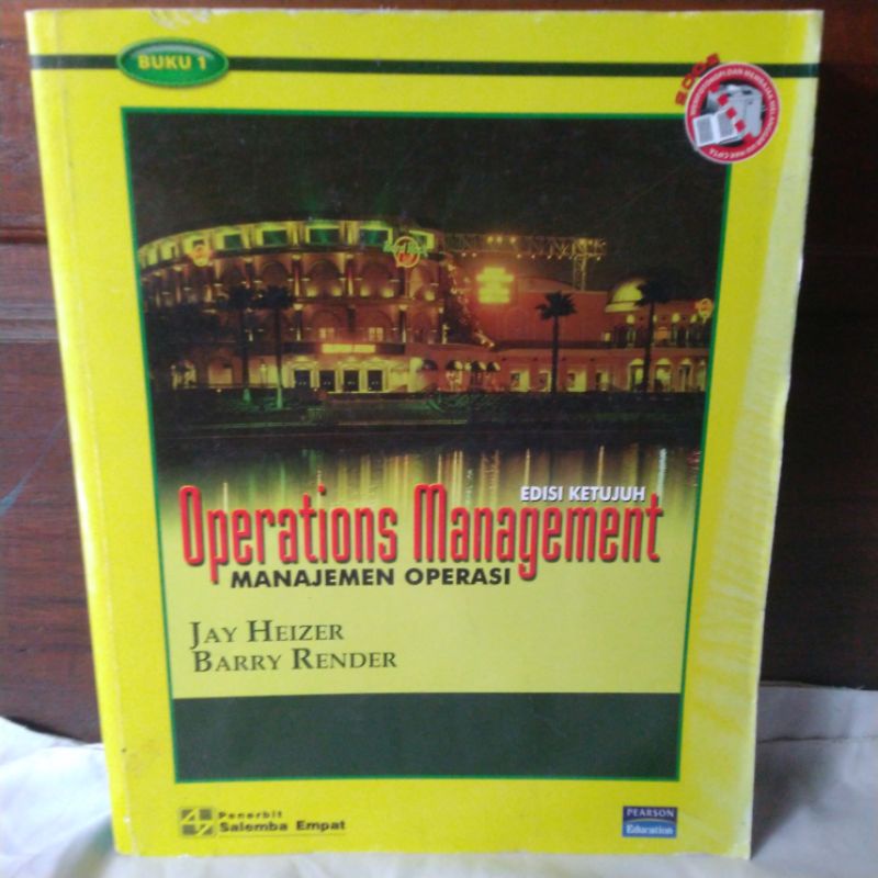 Jual OPERATIONS MANAGEMENT JILID 1 oleh JAY HEIZER & BARRY RENDER ...