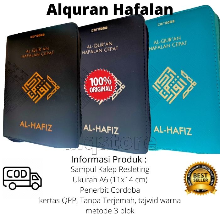 Jual Al Quran Hafalan Cordoba Al Hafiz A6 Resleting Alquran Kecil Hafidz Hufaz Tahfiz Tanpa ...