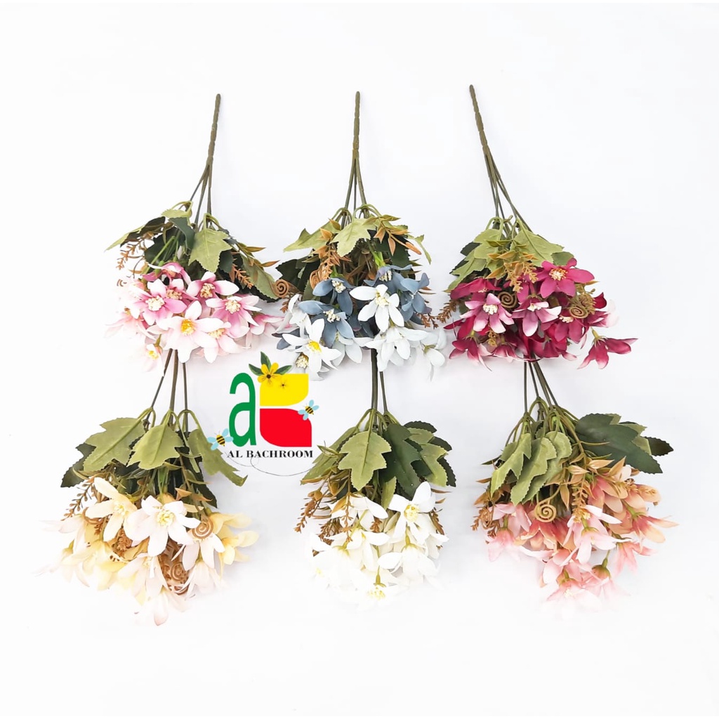Jual B8074 BUNGA PLASTIK DAYSI A1 BUNGA ARTIFICIAL DEKORASI WEDDING ...