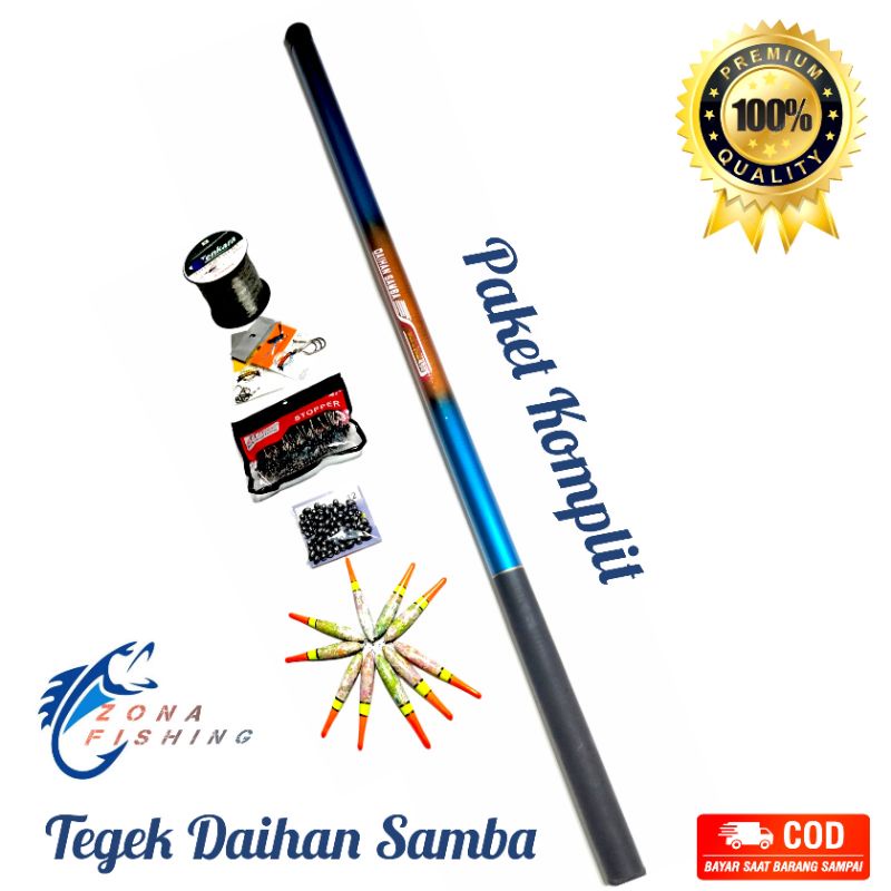 Jual Set Pancing Tegek DAIHAN SAMBA 360,450 cm PAKET KOMPLIT | Shopee ...