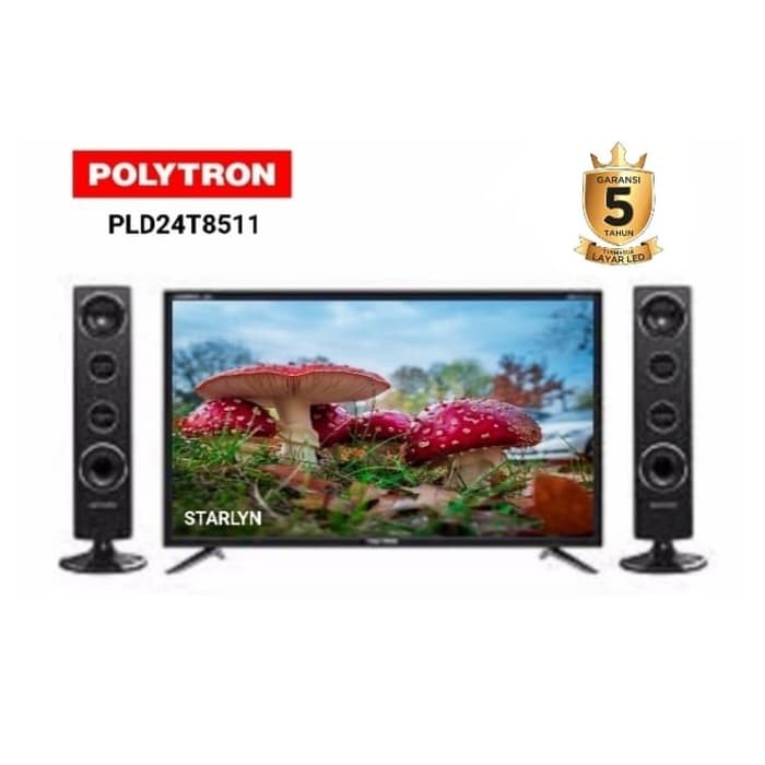 Jual RDS POLYTRON Cinemax LED TV with Tower Speaker PLD 24T8511 Garansi 5 tahun | Shopee Indonesia