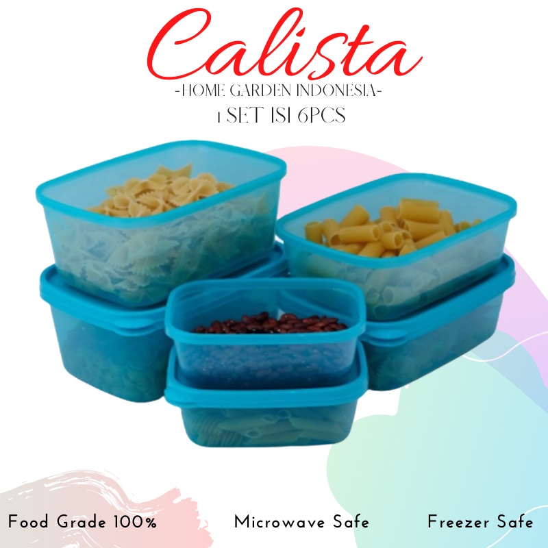 Jual TOPLES PLASTIK CALISTA SET TEMPAT KOTAK PENYIMPAN MAKANAN BUMBU ...