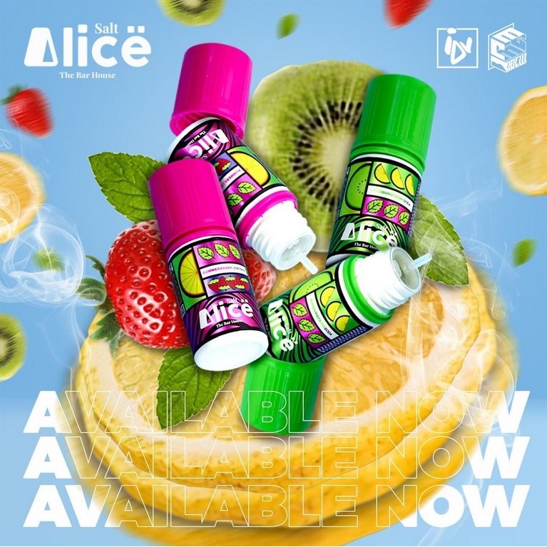 Jual Alice Liquid Saltnic 30ML 20MG Liquid Pod Vape Salt Nic Fruity ...