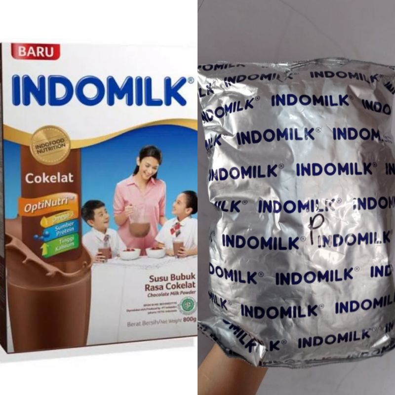Jual INDOMILK COKLAT 800 GR FOIL INDOMILK PUTIH 800 GR FOIL FRISIAN ...