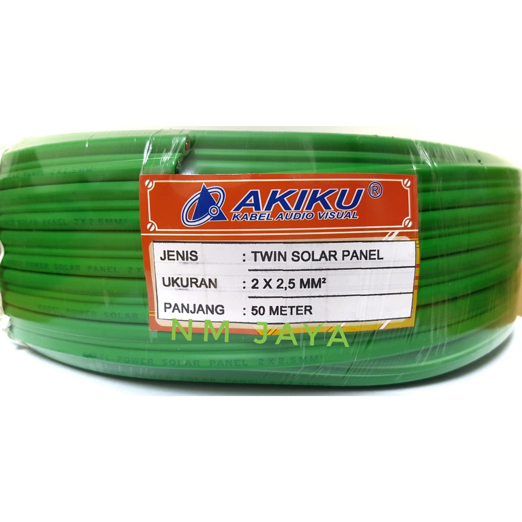 Jual Kabel Solar Panel Kabel Panel Surya Twin Solar Panel Akiku 2x2,5 mm 50 Mtr | Shopee Indonesia