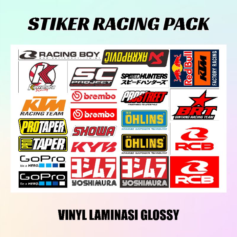 Jual STIKER RACING | STIKER SPONSOR RACING | STIKER BRAND RACING ...