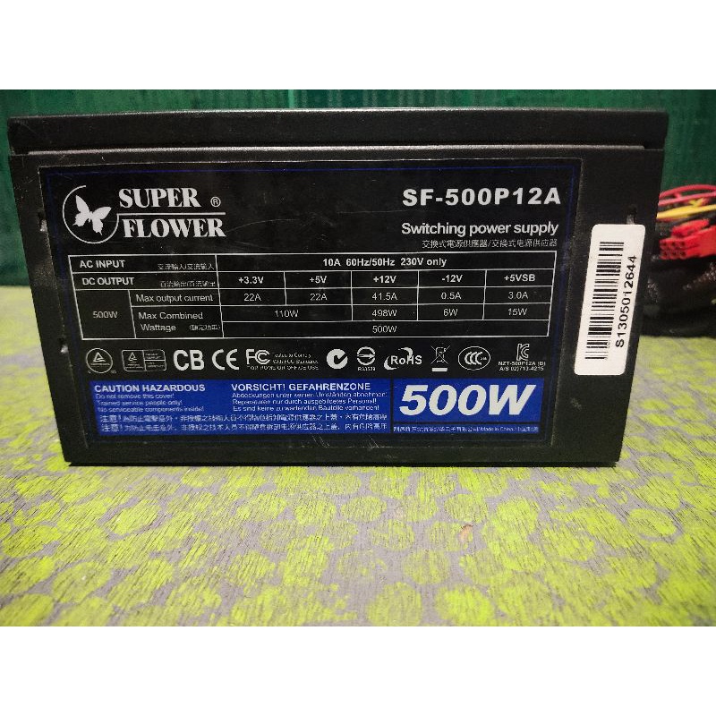 Jual PSU power Suplay Super Flower Sf 500watt | Shopee Indonesia