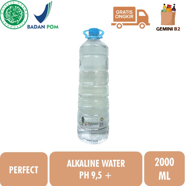 Jual Air Minum Alkalin Perfect Alkaline Water PH 9.5 2000mL | Shopee Indonesia