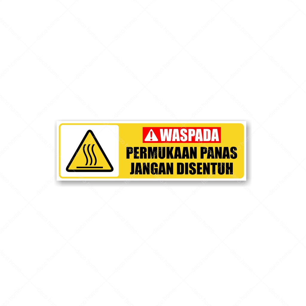 Jual Sticker Waterproof K3 Bahaya Listrik Tegangan Tinggi Awas ...
