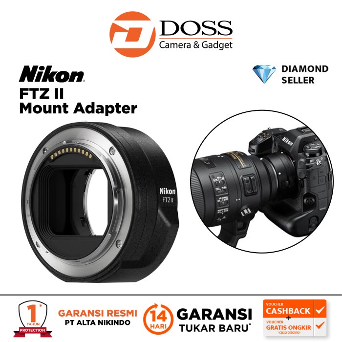 Jual Nikon FTZ II Mount Adapter | Shopee Indonesia