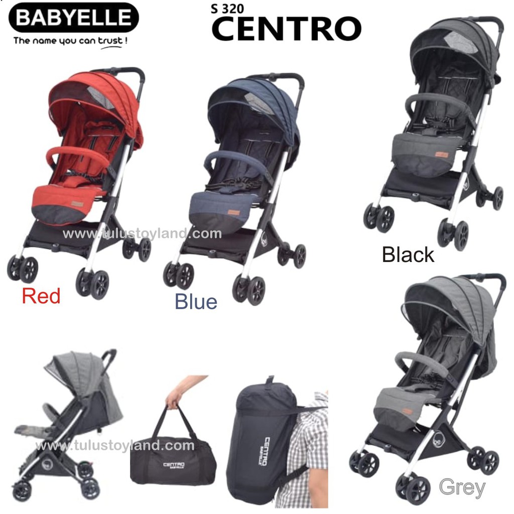Jual Babyelle Centro S320 Baby Elle Stroller Travel Cabin Size | Shopee ...