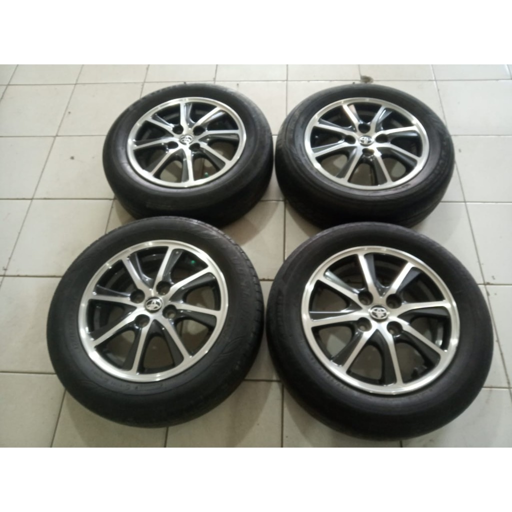 Jual Velg Bekas Oem Calya Ring 14 Plus Ban R14 | Shopee Indonesia