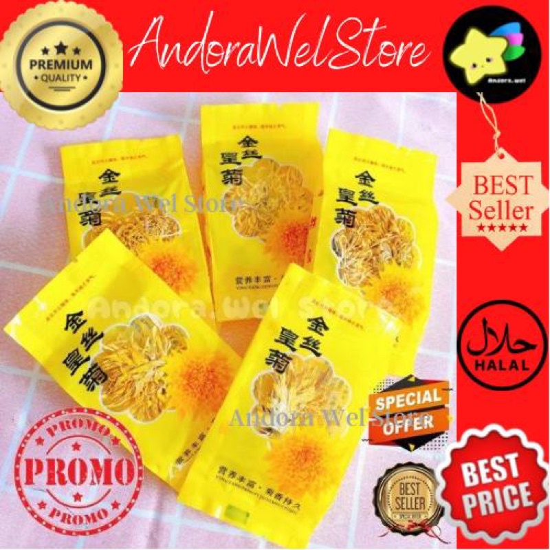 Jual Teh Bunga Cryshanthemum Flower Golden Premium Sachet | Shopee ...