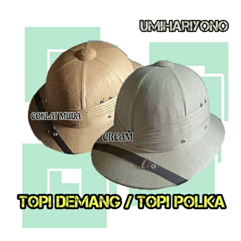 Jual TOPI DEMANG/POLKA/TOPI ONTEL | Shopee Indonesia