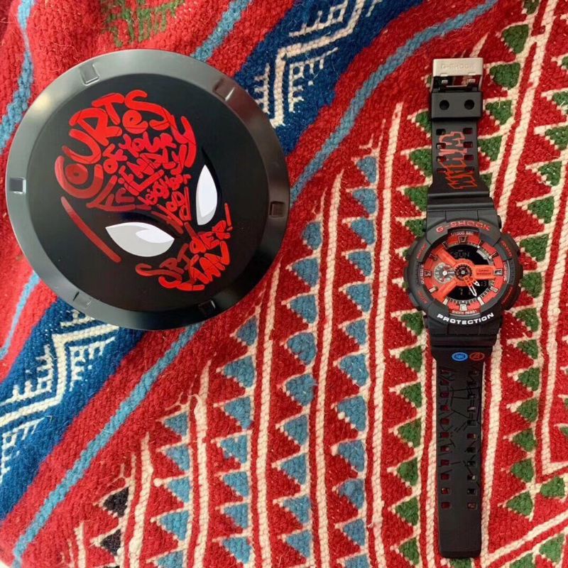 Jual SPIDERMAN SERIES CASIO G-SHOCK GA-110 FULL SET TAHAN AIR | Shopee ...