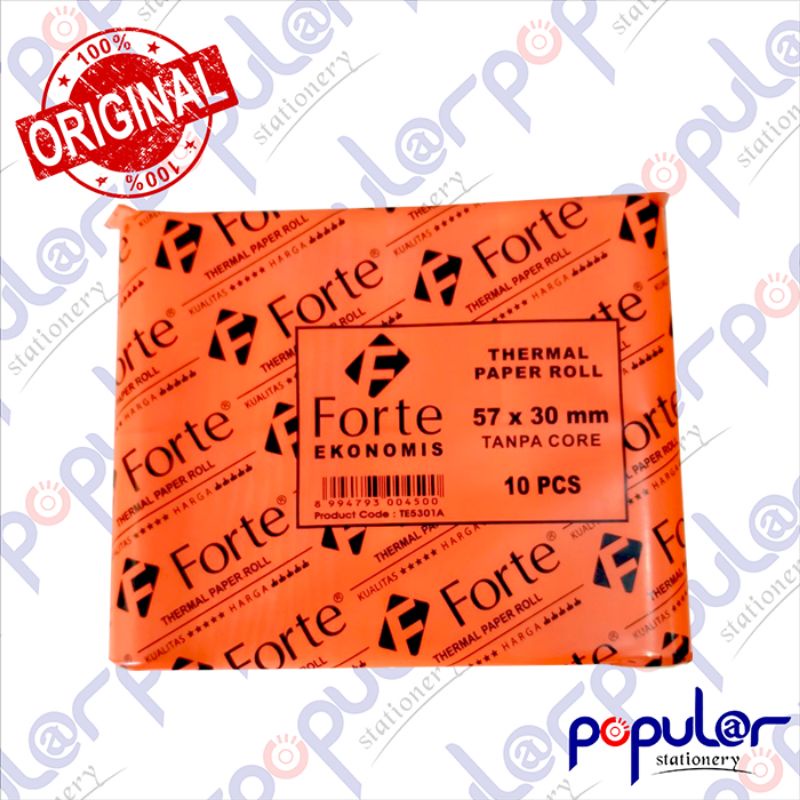 Jual Thermal Roll Forte Ekonomis 57 x 30 mm | Shopee Indonesia
