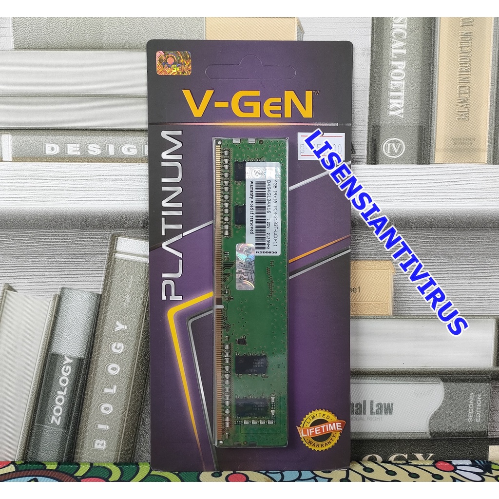 Jual Memory Ram PC VGEN V-Gen Longdimm Platinum DDR4 4GB PC17000 ...