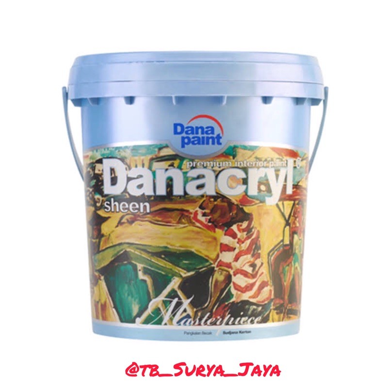 Jual CAT TEMBOK DANACRYL SHEEN DANAPAINT 2.5 LITER ANEKA WARNA | Shopee ...