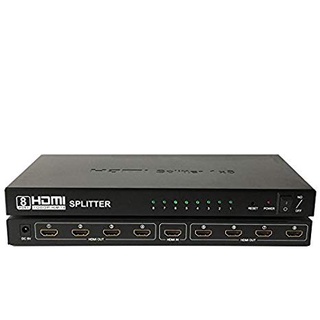 Jual HDMI Splitter 8 Port Full HD 4K 3D HDMI Spliter 1-8 | Shopee Indonesia