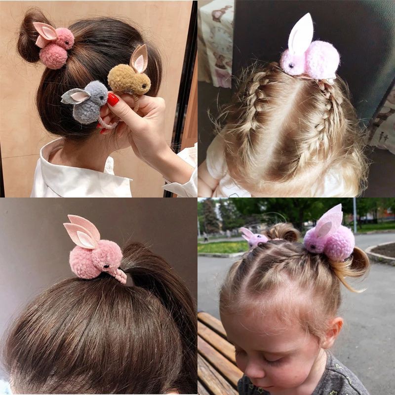 Jual Ikat Rambut Anak Motiif Kelinci Lucu | Shopee Indonesia