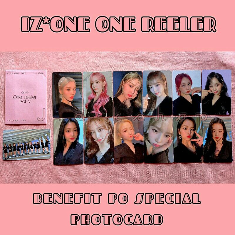 Jual OFFICIAL IZONE ONE REELER ACT IV BENEFIT PO SPECIAL PHOTOCARD KPOP EUNBI SAKURA HYEWON YENA ...