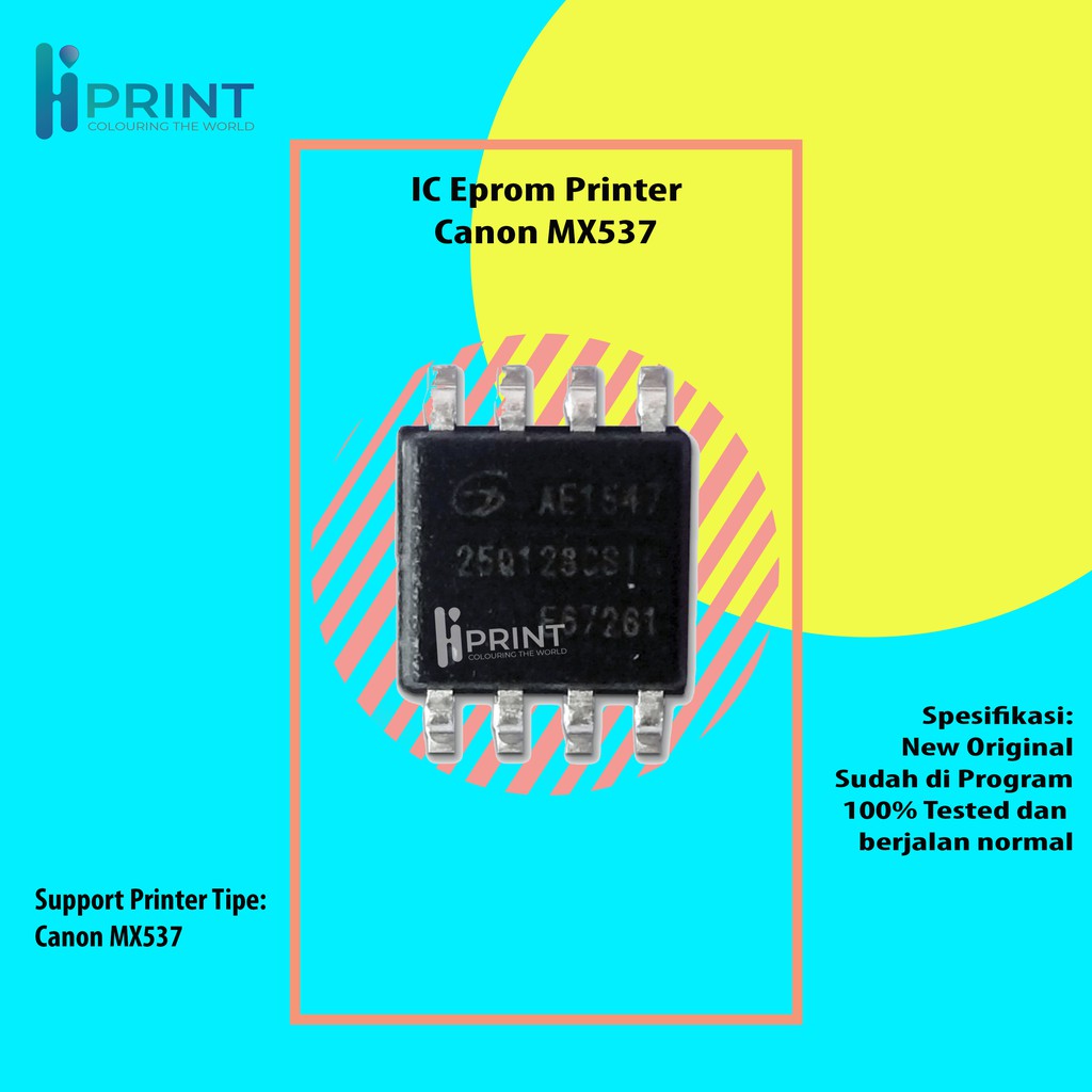 Jual IC Eprom Canon MX537 25Q128, IC Eeprom Reset Canon MX537, IC Counter MX-537, Resetter ...