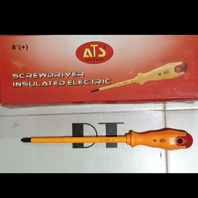 Jual Obeng Electrik ATS 8in (+) Obeng Listrik 8 Plus Electric ...