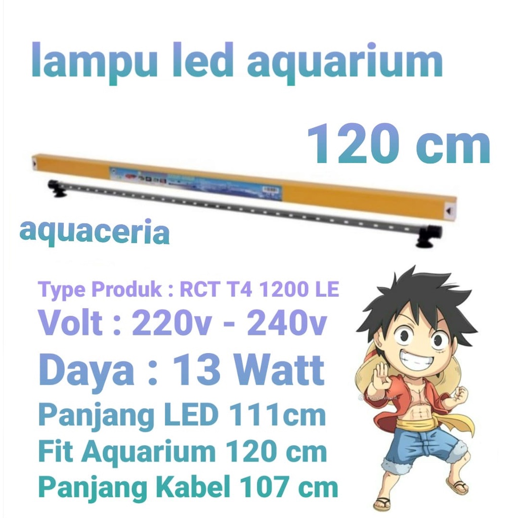 Jual lampu led aquarium panjang 120 cm RECENT & AQUAMAN | Shopee Indonesia