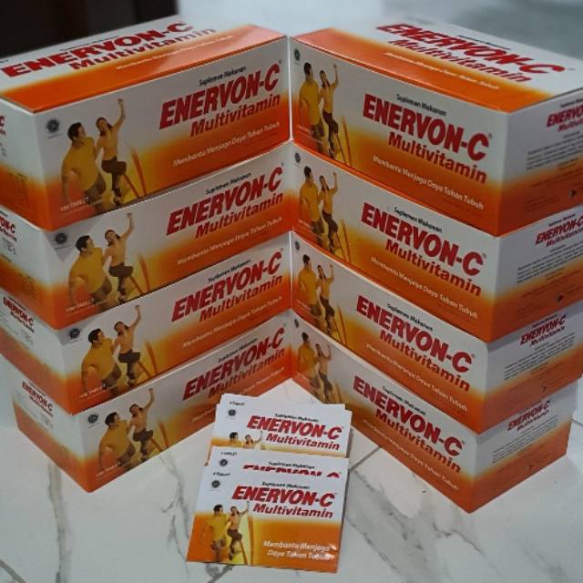 Jual READY STOCK!! ENERVON C MULTIVITAMIN (BOX) | Shopee Indonesia