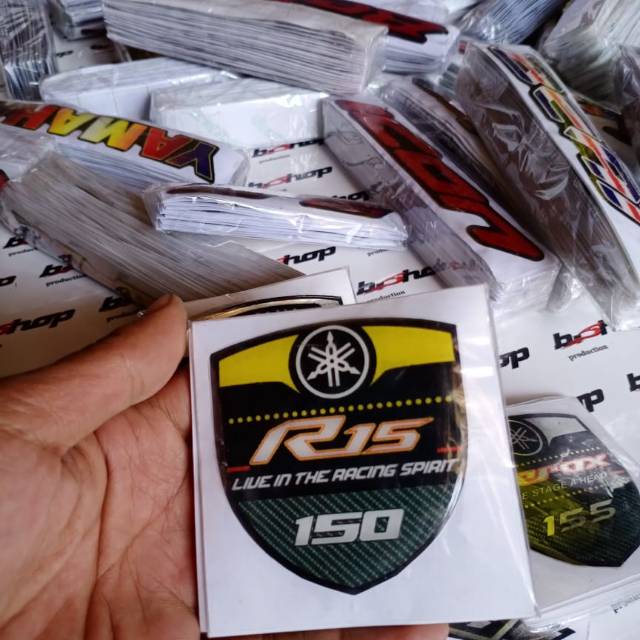 Jual Stiker logo timbul yamaha R15 | Shopee Indonesia